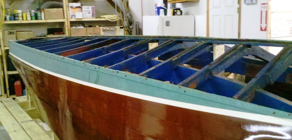 Remove the Chines and First Topsides Strake – Ashley River Boatworks