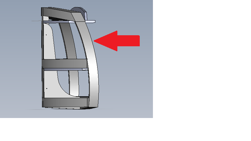 Transom framing profile view – Ashley River Boatworks