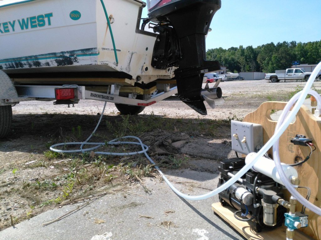 De-Watering the Key West 1900 CC – Ashley River Boatworks